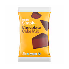 COLES Simply Chocolate Cake Mix 340g